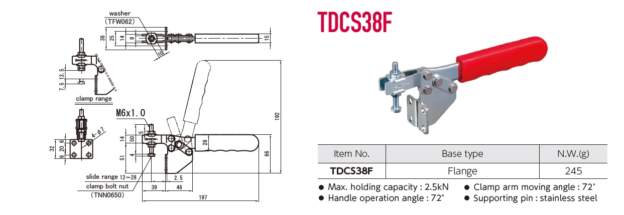 Ichiban Precision Sdn Bhd - Supertool - Supertool Toggle Clamp (Horizontal Handle Type)